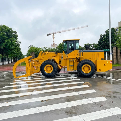 Buy Nearsun Wood Grapple Wheeled Forest Trailer Big 8 Ton 12 Ton ...