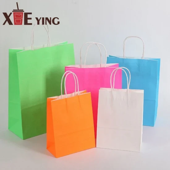 Buy New Design Rerecycled Brown Kraft Paper Bag Craft Paper Bag ...