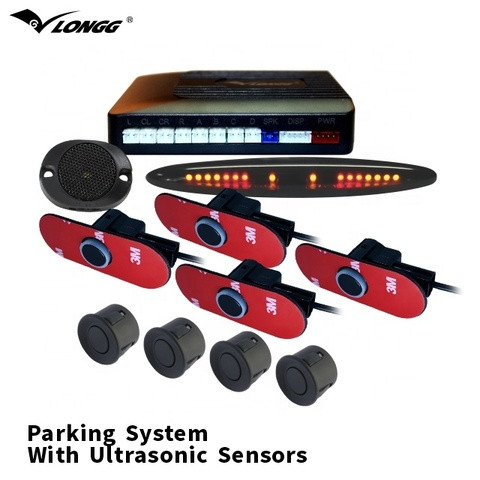 Buy Oe Grade Universal Led 4 Sensors Ultrasonic Parking Sensor from ...