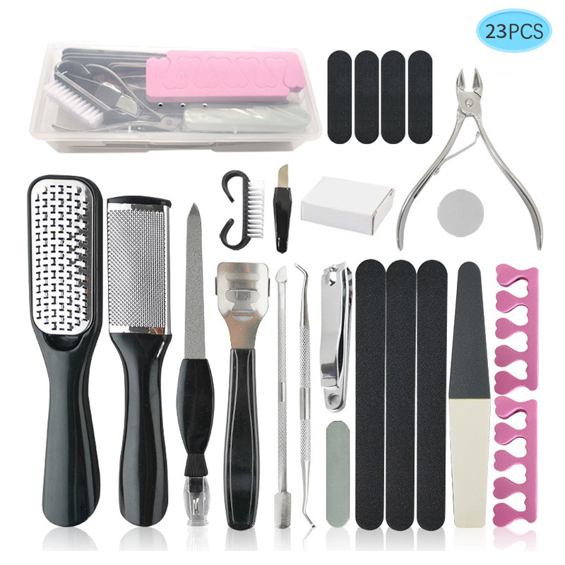 Buy Pedicure Tool 23 Sets Of Exfoliating Foot Setback Suit Nail ...