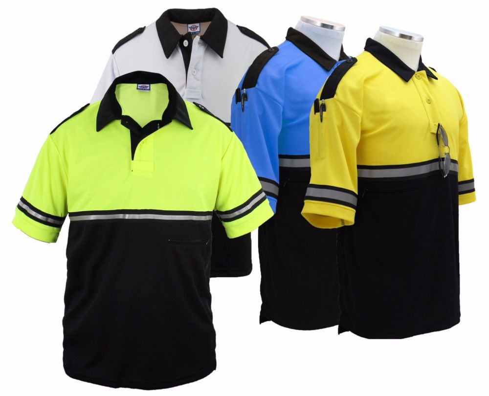 Buy 100% Polyester Two Tone Bike Patrol Long Sleeve Security Shirt ...