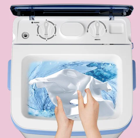 Buy Portable Family Semi Automatic Washing Machine Shoe Washing Machine ...