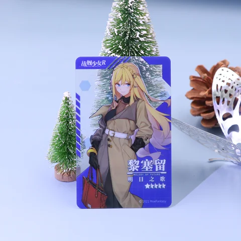 Buy Pvc Transparent Card Customization Anime Character Star Support ...