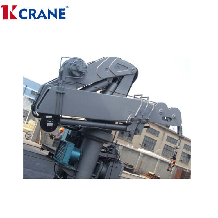 Buy Ship Folding Jib Deck Crane For Lifting Cargo From Sea 5t 10t 15t ...