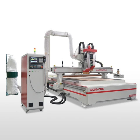 Buy Sign Atc Wood Cnc Router A6-1224-c8 Automatic Loading And Unloading Machine With Syntec Ac ...