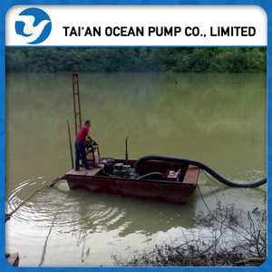 Buy Small River Dredging Floating Barges For Sale from Taian Ocean Pump ...