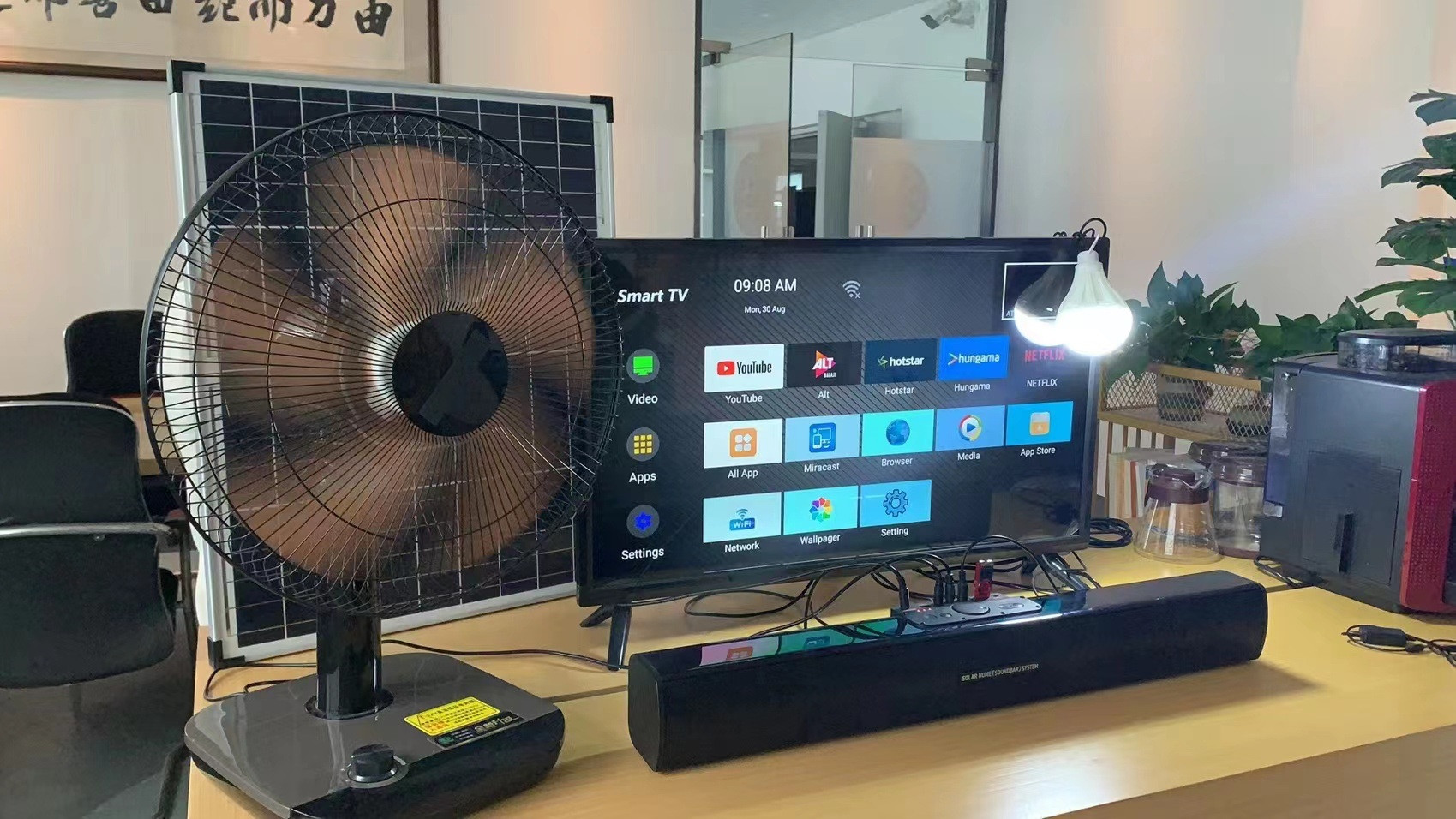 Buy Solar Power System Kits With Mini Solar Lighting 32inch Tv Fan ...