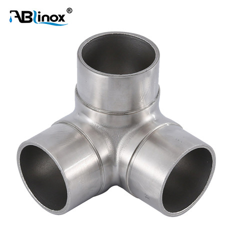Buy Stainless Steel 90 Degree Corner Connectors Square Tube Joint Stair ...
