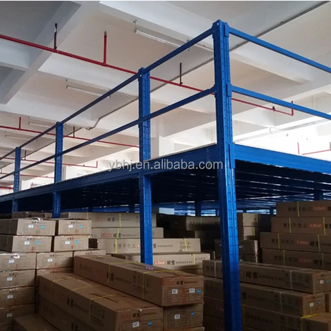 Buy Warehouse Multi-level Shelf Steel Platform Mezzanine Floor Racking ...