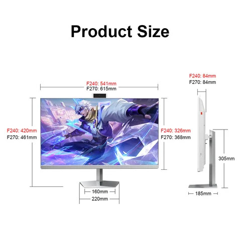 Buy Wholesale Oem Touch Screen Aio Pc 23.8 Inch Core I7 10th Gen ...