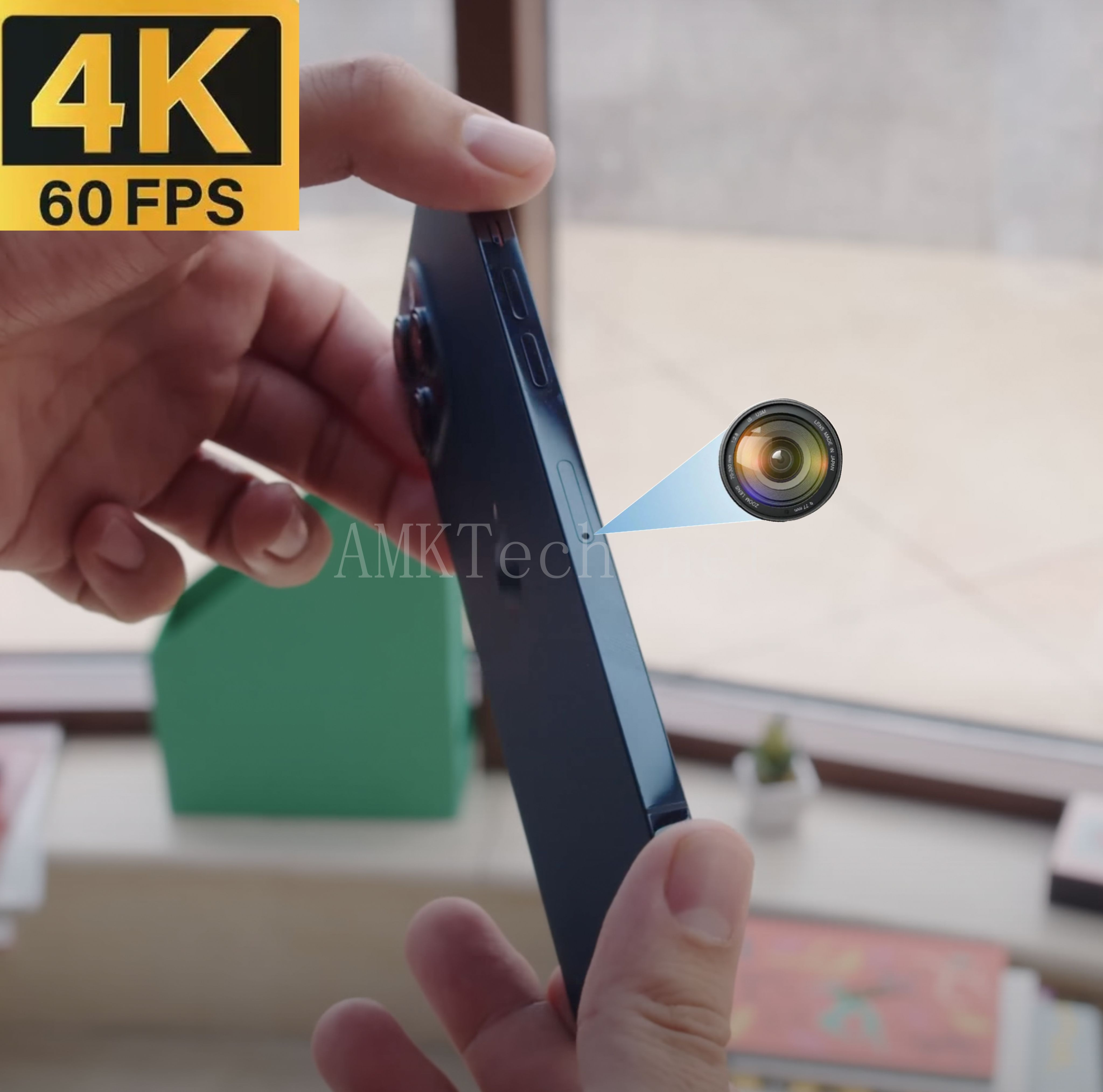 Buy Phone 12 Pro Max Spy Camera Phone: Discreet 4k@60fps Recording With ...