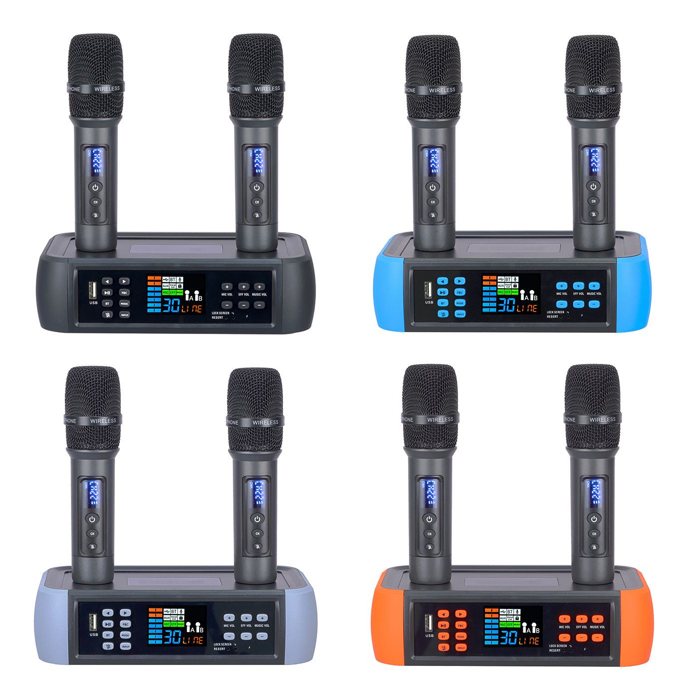 Buy Universal Dsp Anti Whistling Reverb Bluetooth Wireless Microphone ...