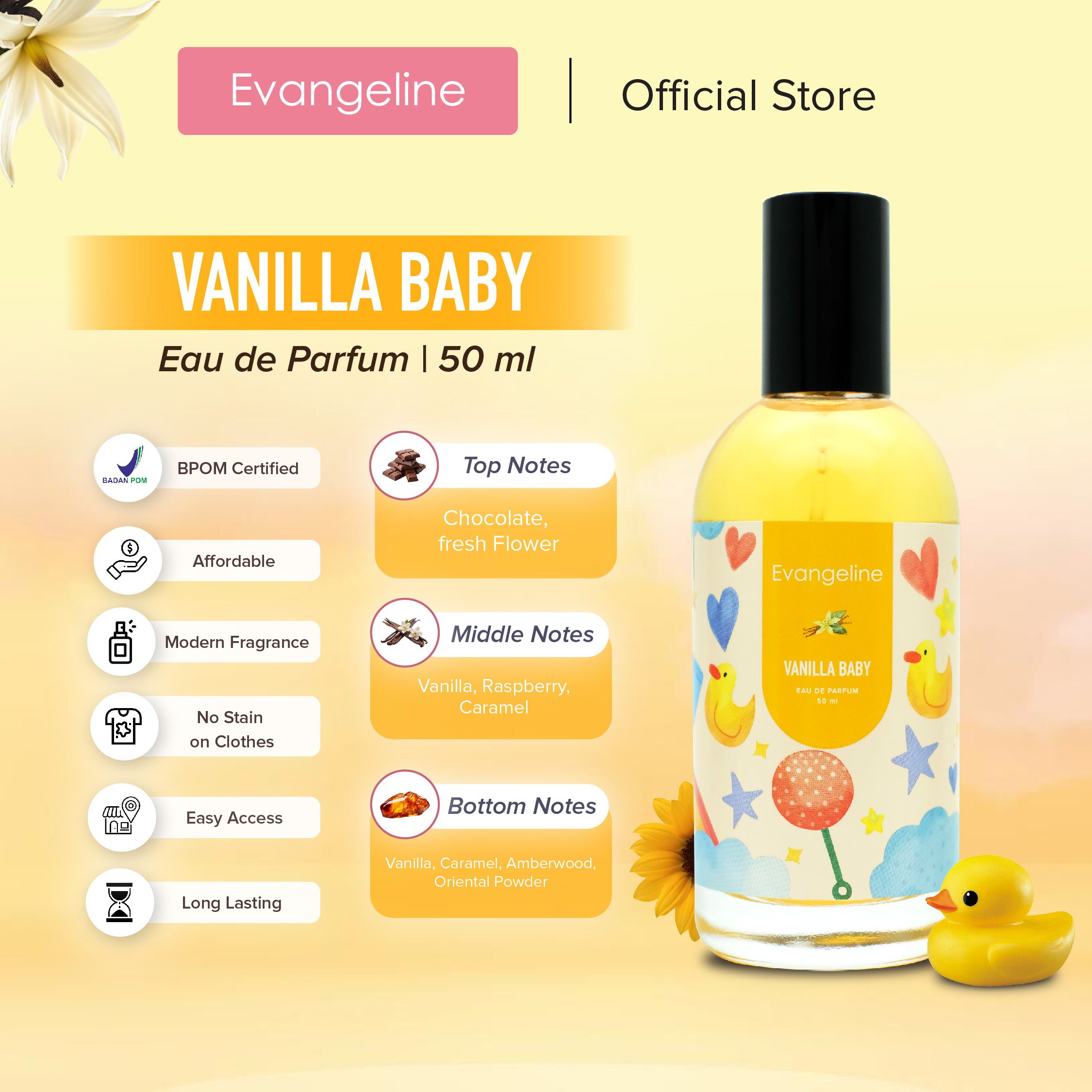 Buy Evangeline Edp Vanilla Series 50 Ml X 48 Pcs /ctn from PT. Griff ...