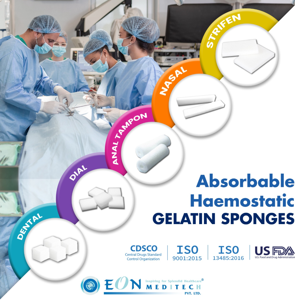 Buy Absorbable Gelatin Sponges from Eon Meditech Pvt. Ltd., India ...