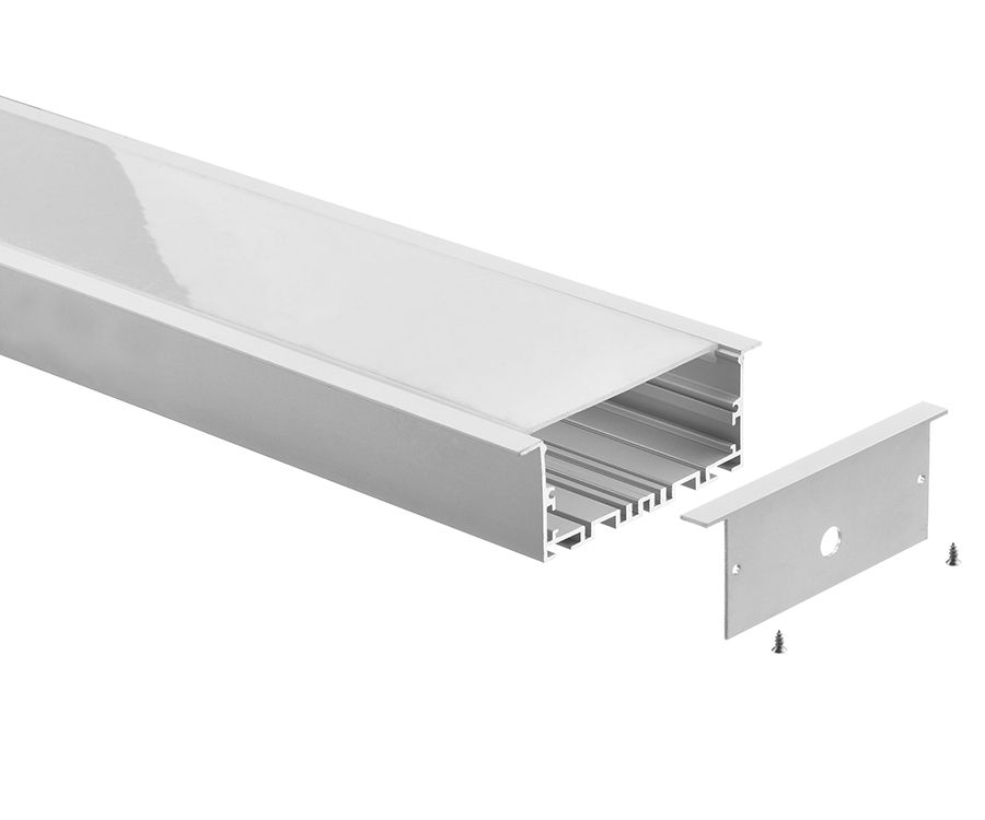 Buy Larger Size Led Aluminum Profile Recessed Mounted For Ceiling ...