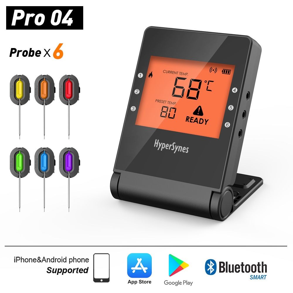 Buy Wireless Remote Digital Cooking Food Meat Thermometer With Dual ...