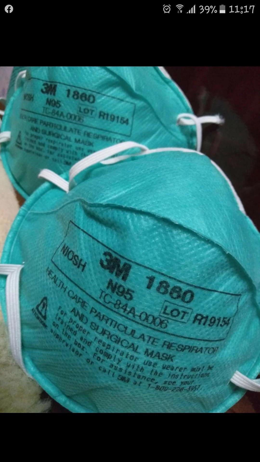 Buy N95 1860 Surgical Face Mask Available from mag consulting ltd, USA ...