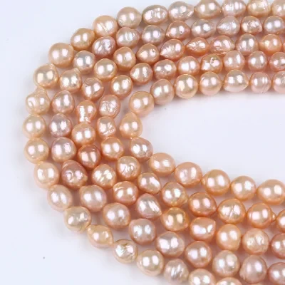 Buy 10-12mm Pink Edison Freshwater Pearl Strand For Custom Jewelry ...
