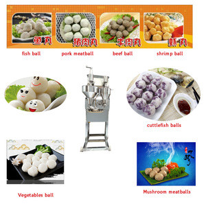 Buy 10-15g Industrial Meatball Automatic Round Fish Beef Meat Ball ...