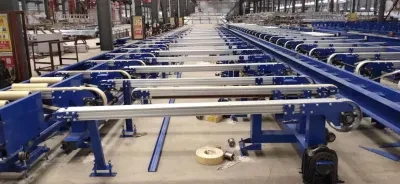 Buy 1800t Aluminium Extrusion Cooling Tables With 32m In Aluminum ...