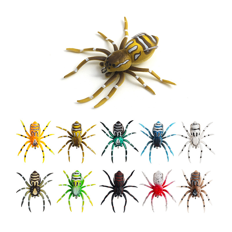 Buy 47mm 6g Phantom Spider Lure Realistic Fishing Bait Freshwater ...