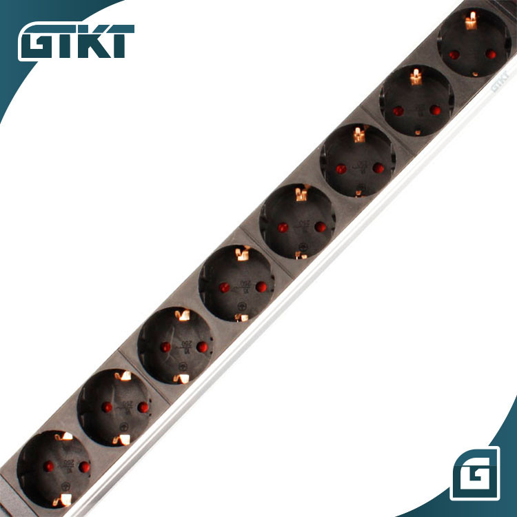 Buy 8 Way Pdu Power Distribution Unit Germany Socket Rack Mount Pdu ...