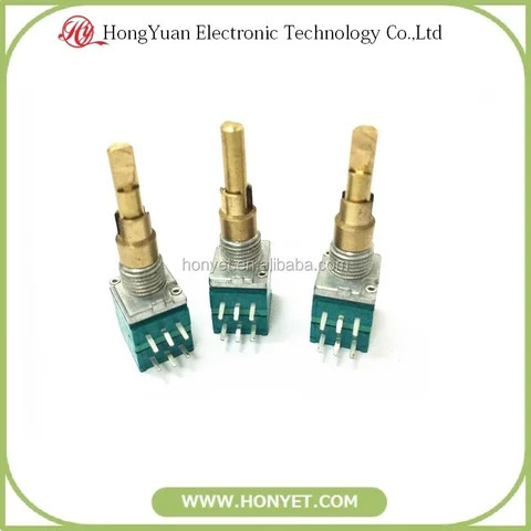 Buy 9mm 2gang Dual Concentric Shaft Rotary Potentiometer With Switch ...