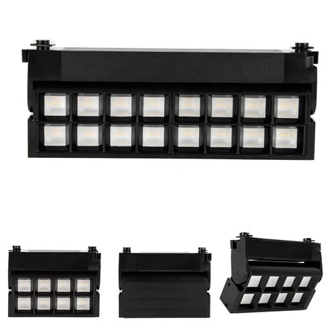 Buy Adjustable Led Track Light Square Spot Ceiling Light 20w Warm White ...