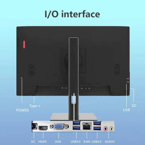 Buy Computer All In One Pc Keyboard 27inch Core I3 I5 I7 Aio Desktop ...