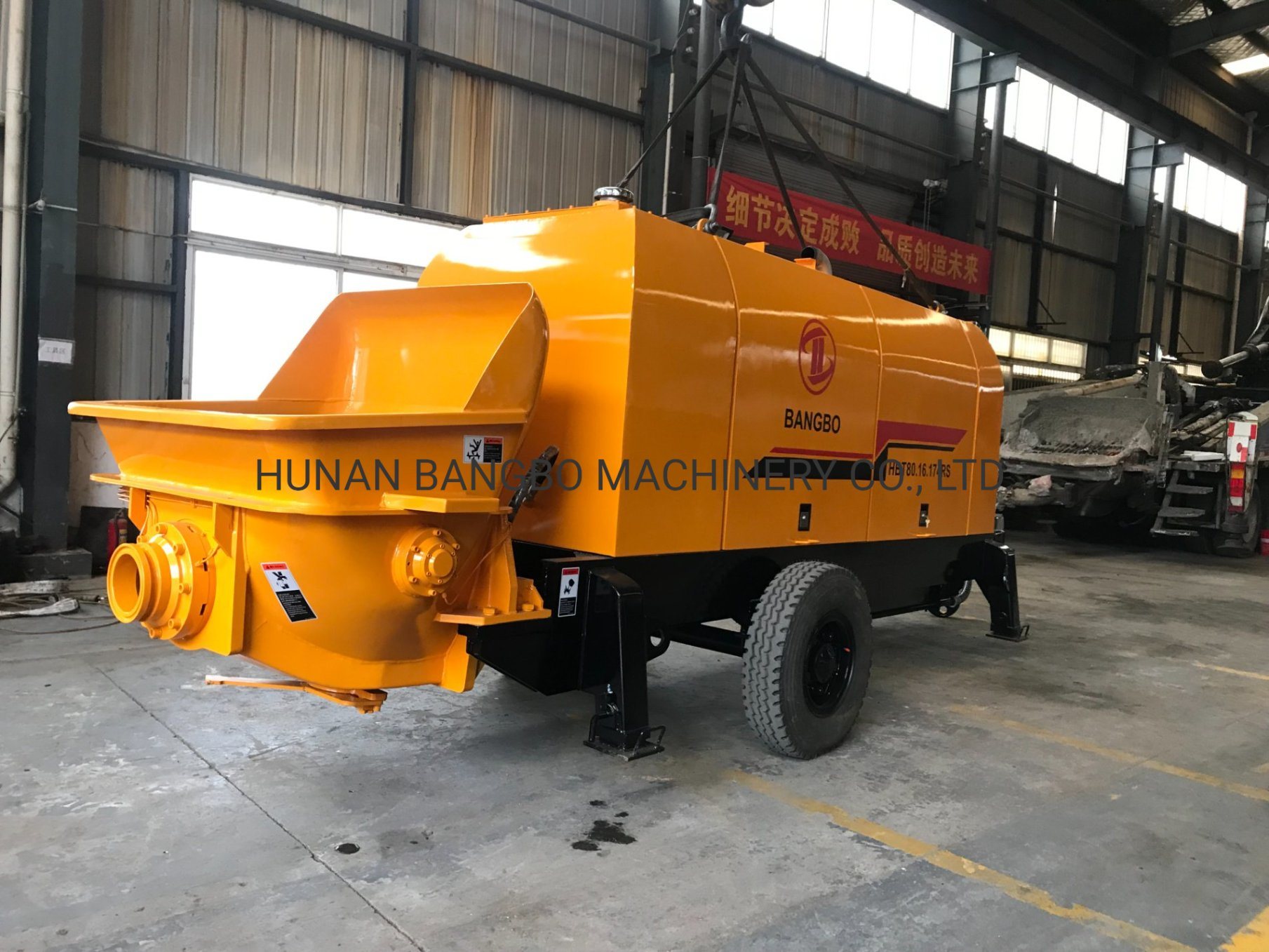 Buy Construction Machine Portable Stationary Concrete Trailer Pump Mini ...