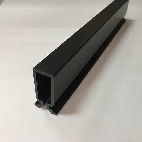 Buy Custom Black Ppo Plastic Extrusion Profile Channel Pvc Abs Pmma Pc ...