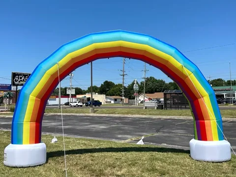Buy Custom Inflatable Rainbow Arch Inflatable Advertising Arch ...