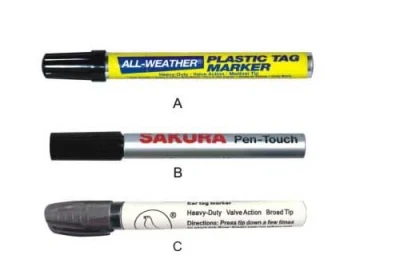 Buy Ear Marker Pen Clearly Discoloration from Zhejiang Kangrui ...