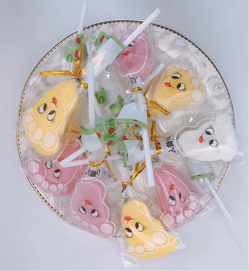 Buy Foot Feet Cartoon Shaped Fruity Flavor Soft Jelly Pop Lollipop ...