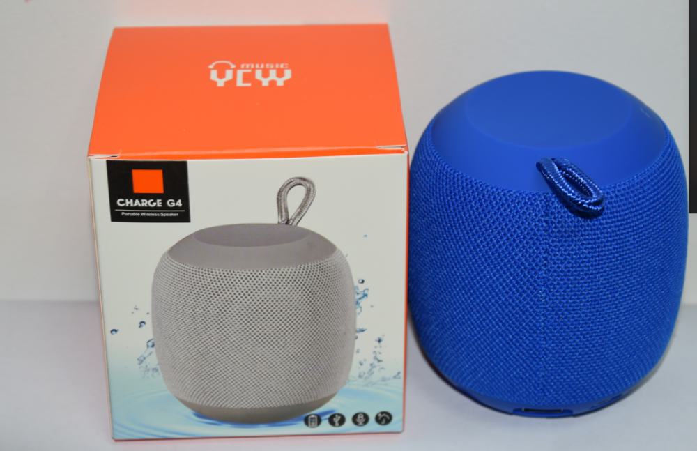 Buy G4 Mini Fabric Bt Speaker With Subwoofer Round Shape Wireless ...