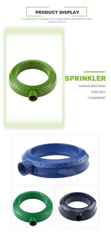 Buy Garden Supplies 360 Degree Spraying Plastic Ring Sprinkler from ...