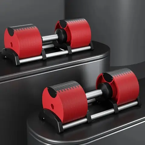 Buy Gym Adjustable Dumbbell System 40kg 32kg 20kg Free Weights Round ...