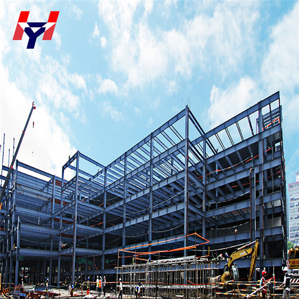 Buy High Rise Prefabricated Light Steel Frame Structure Fabrication ...