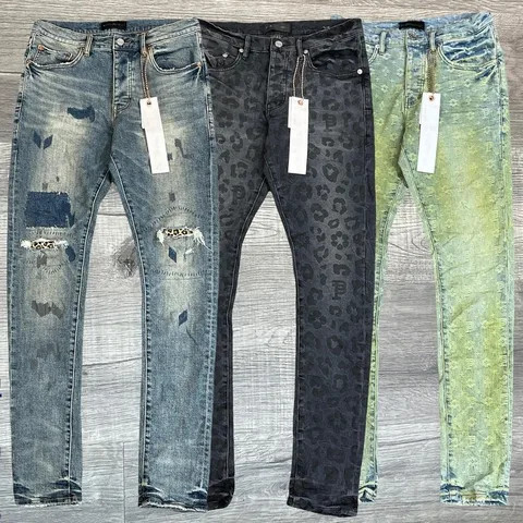 Buy Lakin Garment Custom Denim Vintage Coated Wax Denim Jeans Men Print ...