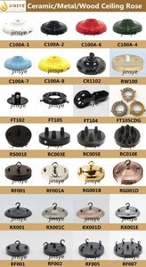 Buy Led Light Accessories Pink Flat Plastic Silicone Ceiling Rose from ...