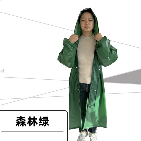 Buy Long Hooded Raincoat Safety Waterproof Emergency Rain Jacket Poncho ...