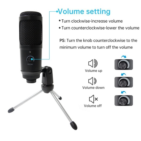 Buy M1 Pro Streaming Usb Microphone Metal Condenser Microphones For ...