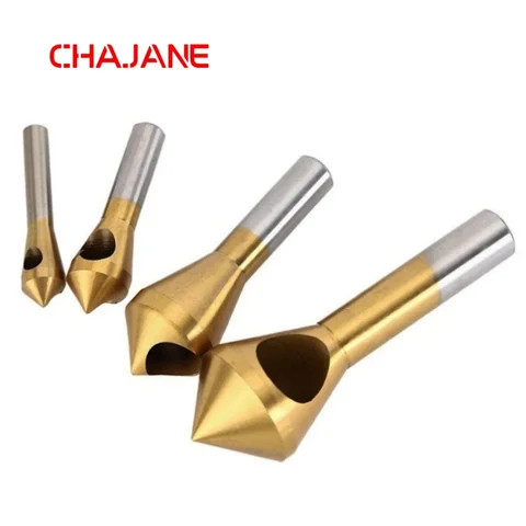 Buy Metal Cutting Drill Titanium Coated Countersink Deburring Tool ...