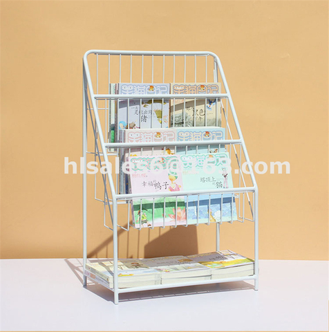 Buy Metal Wire Children Book Display Rack For Comic Book Scrapbook ...