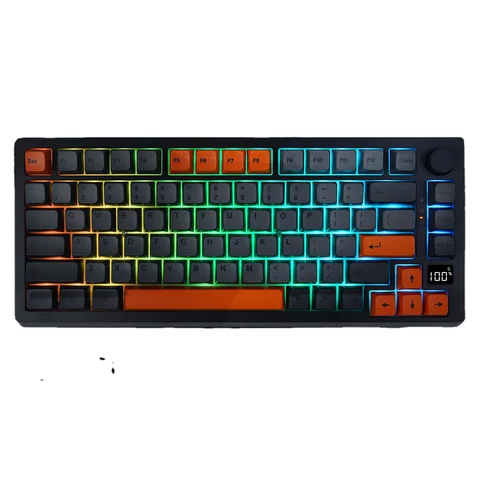 Buy Mk75 Pro Rgb Mechanical Keyboard 75% Wireless Linear Switch Gaming ...