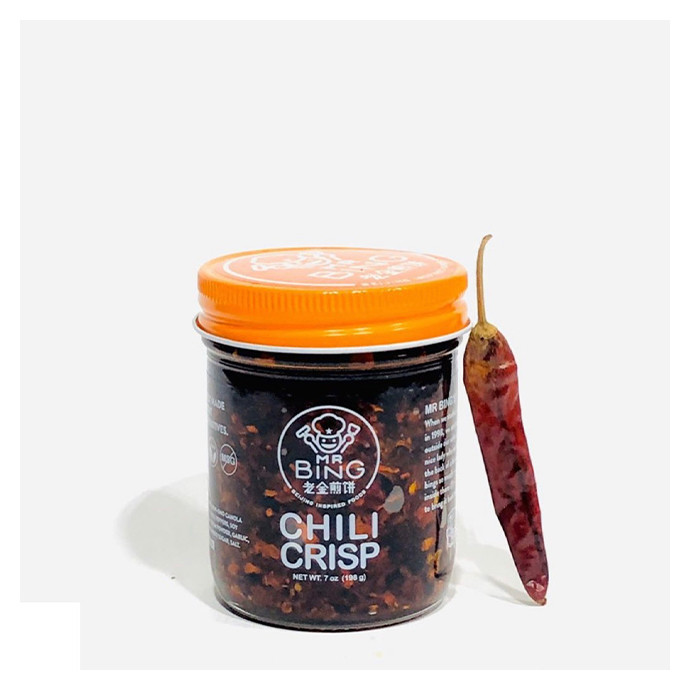 Buy Mr Bing Chili Crisp Chili Sauce Glass Bottles Condiments Set from ...