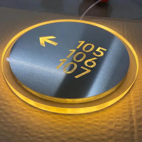 Buy Number Led Light Door Number Plaque Address Plate For House Hotel ...