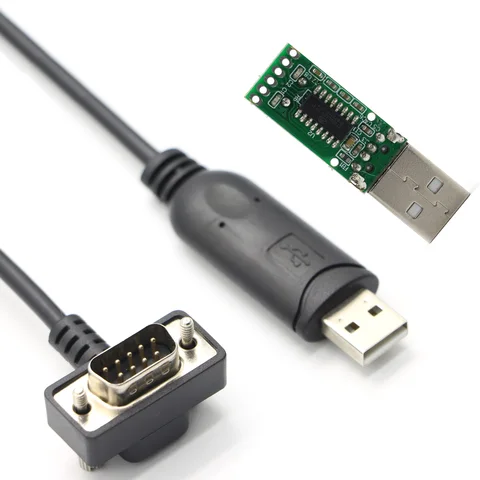 Buy Oem Ftdi Chip Usb A Male To Rs422 Db9 90 Degree Angle Male/female ...