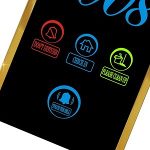 Buy Oem Led Hotel Room Number Display Electronic Door Plate Electrical ...