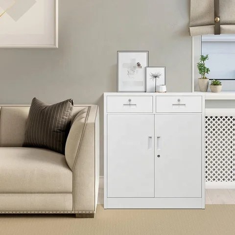 Buy Office Furniture Low Height Steel Storage Cabinet 2 Door 2 Drawer ...